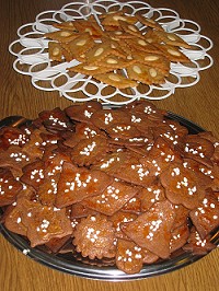 Braune Lebkuchen, Old fashioned thin German Gingerbread Cookies